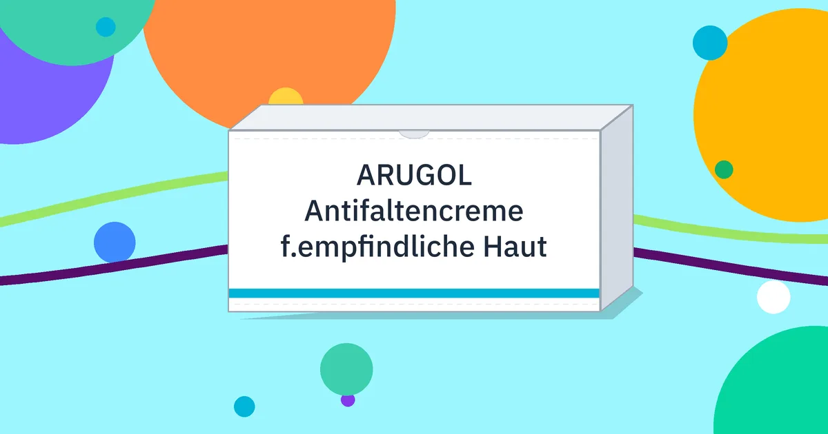 Symbolbild: Packung mit der Aufschrift ARUGOL Antifaltencreme f.empfindliche Haut (PZN 15578928) – Verfügbarkeit und Bezug in Apotheken in Frankfurt am Main