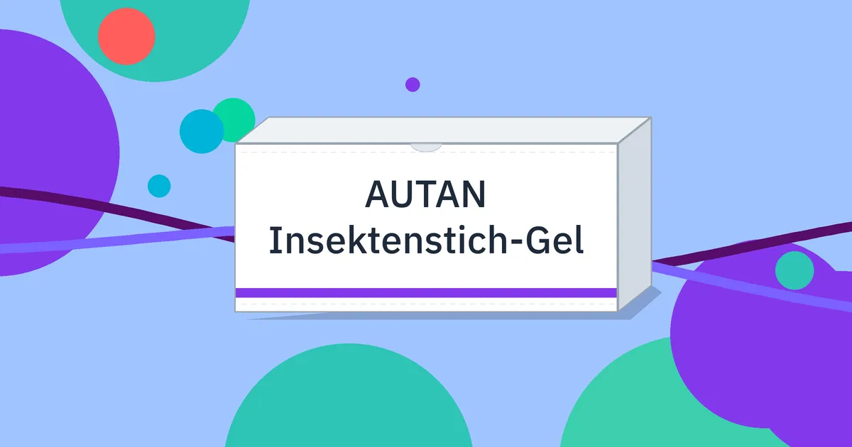 Symbolbild: Packung mit der Aufschrift AUTAN Insektenstich-Gel (PZN 19688743) – Verfügbarkeit und Bezug in Apotheken in Frankfurt am Main