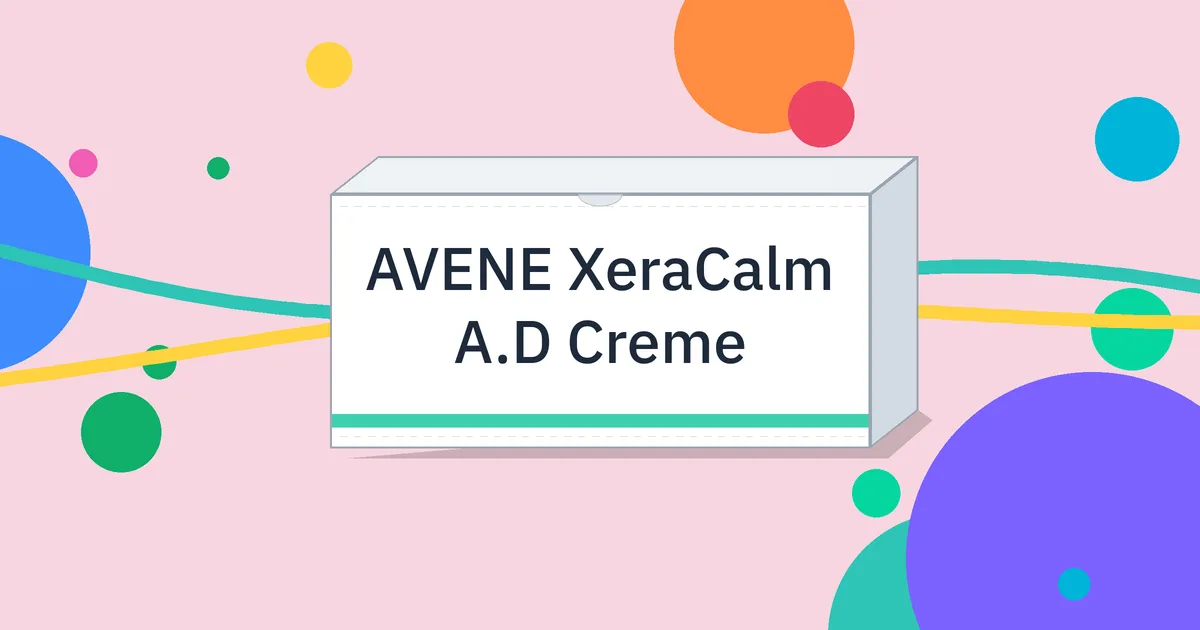 Symbolbild: Packung mit der Aufschrift AVENE XeraCalm A.D Creme (PZN 00670485) – Verfügbarkeit und Bezug in Apotheken in Frankfurt am Main