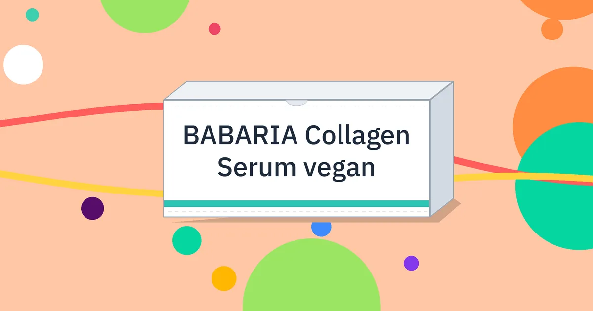 Symbolbild: Packung mit der Aufschrift BABARIA Collagen Serum vegan (PZN 18305705) – Verfügbarkeit und Bezug in Apotheken in Frankfurt am Main