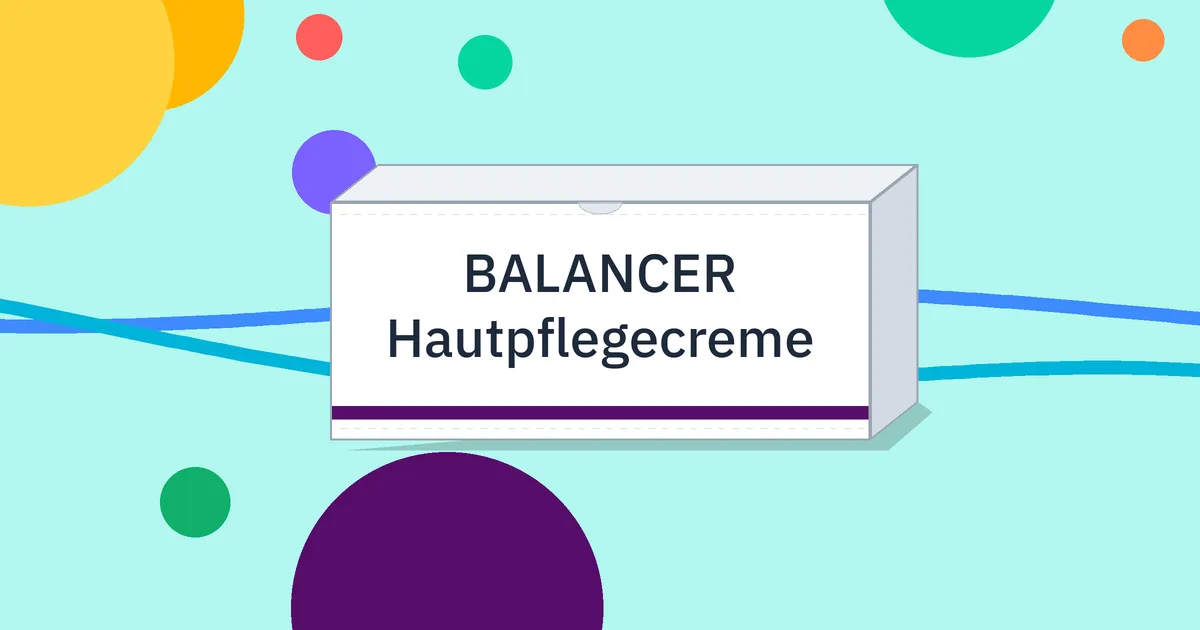 Symbolbild: Packung mit der Aufschrift BALANCER Hautpflegecreme (PZN 18874780) – Verfügbarkeit und Bezug in Apotheken in Frankfurt am Main