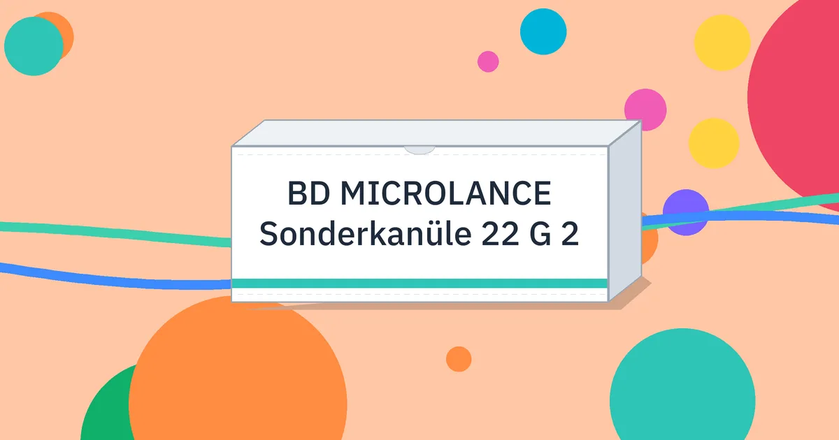 Symbolbild: Packung mit der Aufschrift BD MICROLANCE Sonderkanüle 22 G 2 (PZN 07664068) – Verfügbarkeit und Bezug in Apotheken in Frankfurt am Main