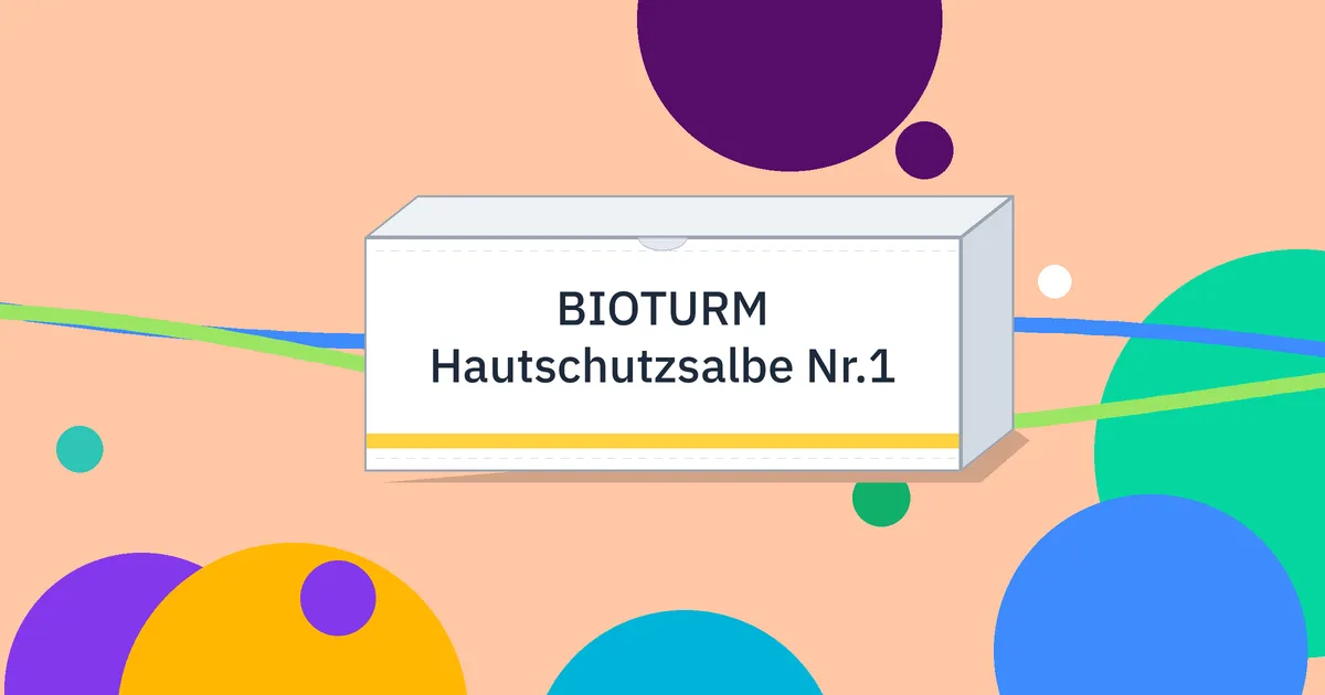 Symbolbild: Packung mit der Aufschrift BIOTURM Hautschutzsalbe Nr.1 (PZN 09208009) – Verfügbarkeit und Bezug in Apotheken in Frankfurt am Main