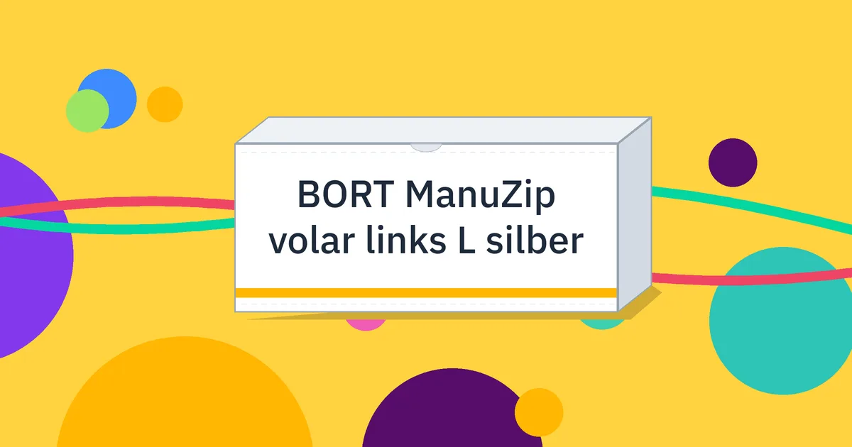 Symbolbild: Packung mit der Aufschrift BORT ManuZip volar links L silber (PZN 05872236) – Verfügbarkeit und Bezug in Apotheken in Frankfurt am Main