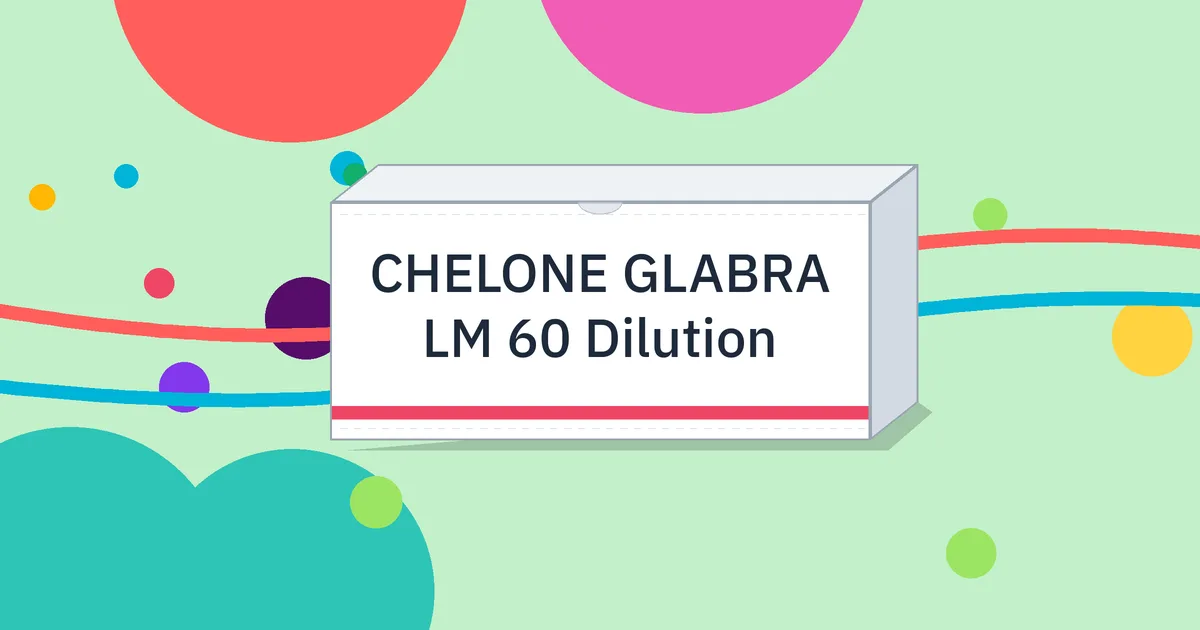 Symbolbild: Packung mit der Aufschrift CHELONE GLABRA LM 60 Dilution (PZN 13440143) – Verfügbarkeit und Bezug in Apotheken in Frankfurt am Main