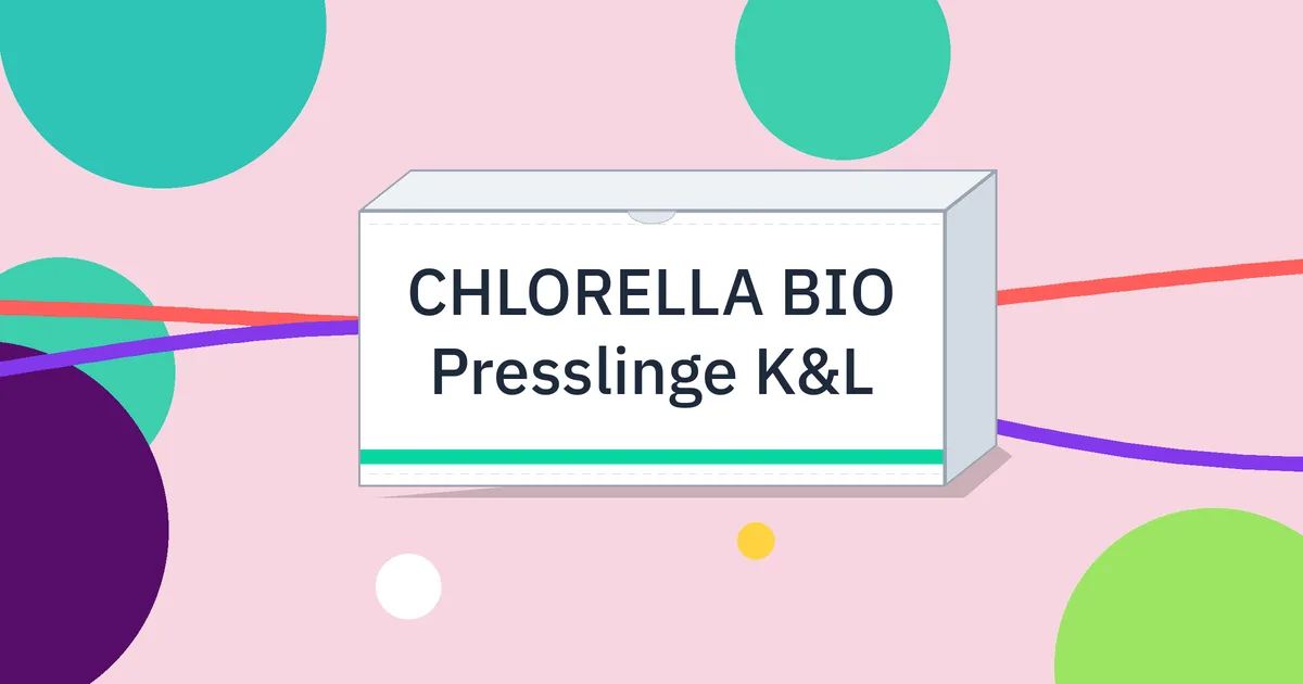 Symbolbild: Packung mit der Aufschrift CHLORELLA BIO Presslinge K&L (PZN 16607773) – Verfügbarkeit und Bezug in Apotheken in Frankfurt am Main
