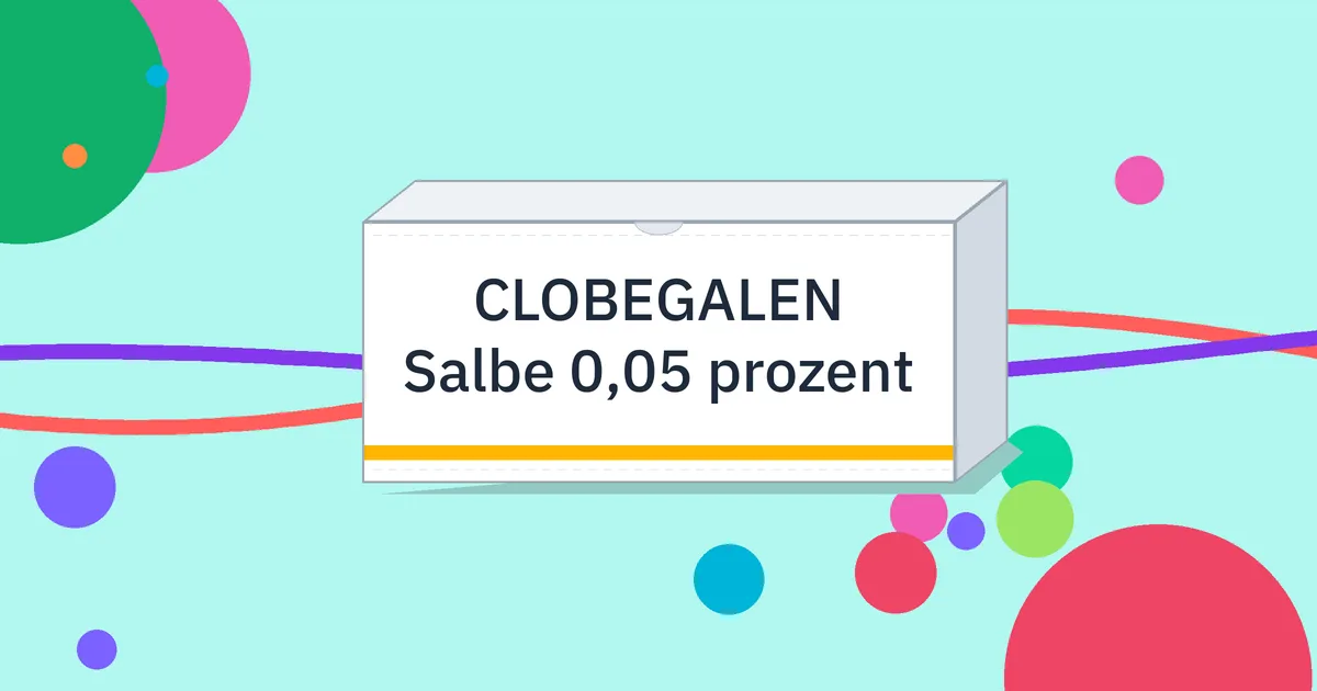 Symbolbild: Packung mit der Aufschrift CLOBEGALEN Salbe 0,05 prozent (PZN 08753242) – Verfügbarkeit und Bezug in Apotheken in Frankfurt am Main