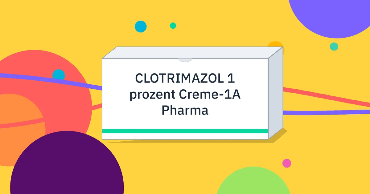 Symbolbild: Packung mit der Aufschrift CLOTRIMAZOL 1 prozent Creme-1A Pharma (PZN 02408998) – Verfügbarkeit und Bezug in Apotheken in Frankfurt am Main