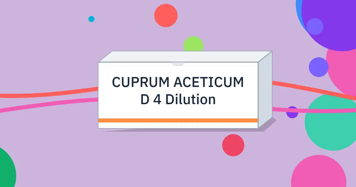 Symbolbild: Packung mit der Aufschrift CUPRUM ACETICUM D 4 Dilution (PZN 02128141) – Verfügbarkeit und Bezug in Apotheken in Frankfurt am Main