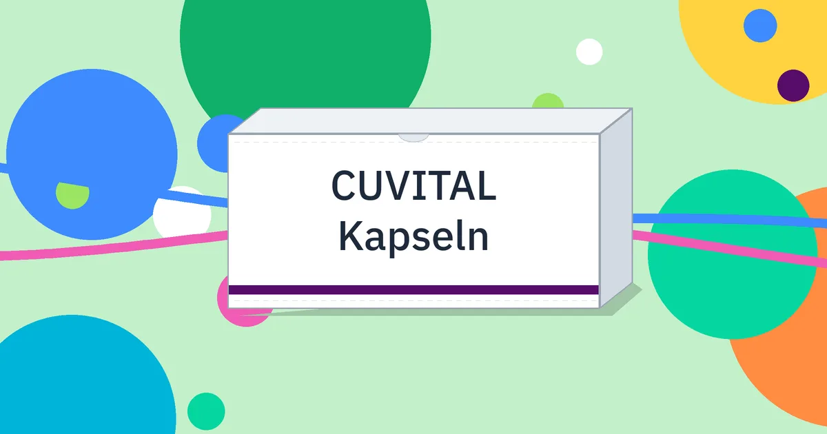 Symbolbild: Packung mit der Aufschrift CUVITAL Kapseln (PZN 03145437) – Verfügbarkeit und Bezug in Apotheken in Frankfurt am Main