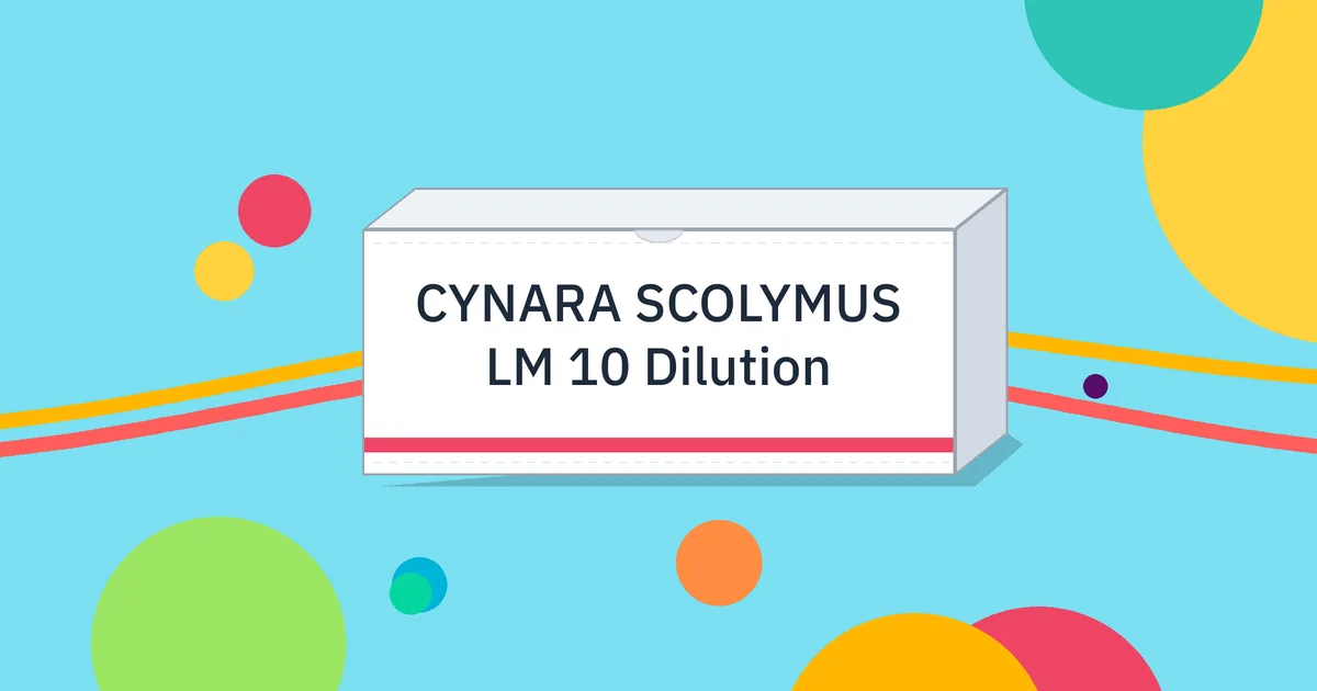 Symbolbild: Packung mit der Aufschrift CYNARA SCOLYMUS LM 10 Dilution (PZN 13459556) – Verfügbarkeit und Bezug in Apotheken in Frankfurt am Main