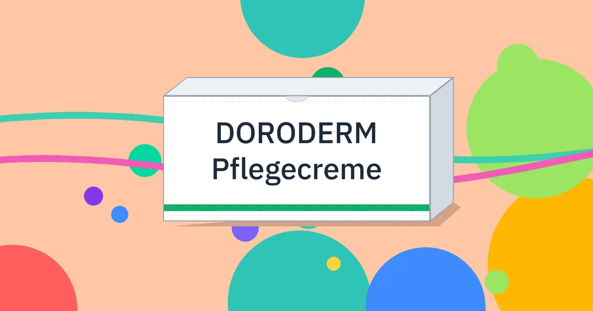 Symbolbild: Packung mit der Aufschrift DORODERM Pflegecreme (PZN 14240050) – Verfügbarkeit und Bezug in Apotheken in Frankfurt am Main