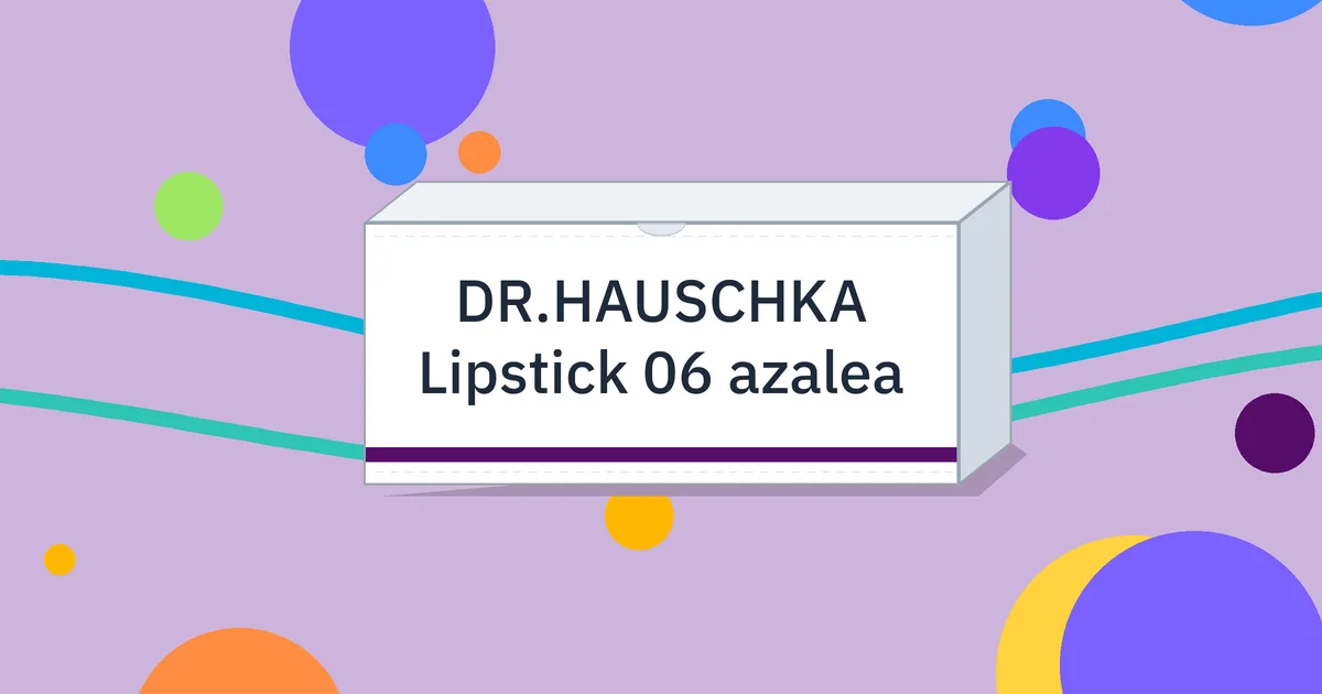 Symbolbild: Packung mit der Aufschrift DR.HAUSCHKA Lipstick 06 azalea (PZN 18651175) – Verfügbarkeit und Bezug in Apotheken in Frankfurt am Main