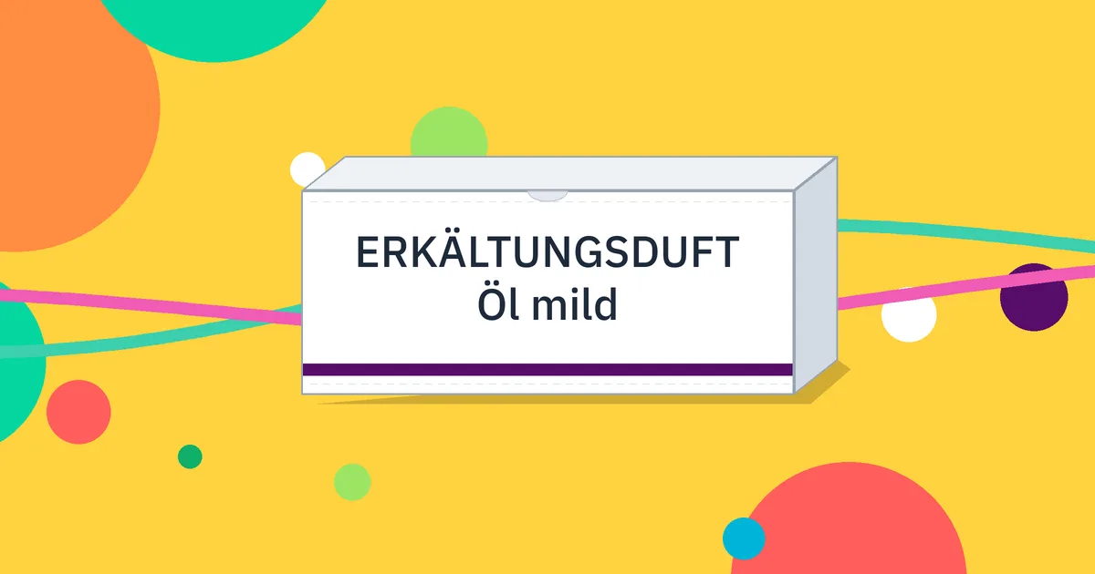 Symbolbild: Packung mit der Aufschrift ERKÄLTUNGSDUFT Öl mild (PZN 02524983) – Verfügbarkeit und Bezug in Apotheken in Frankfurt am Main