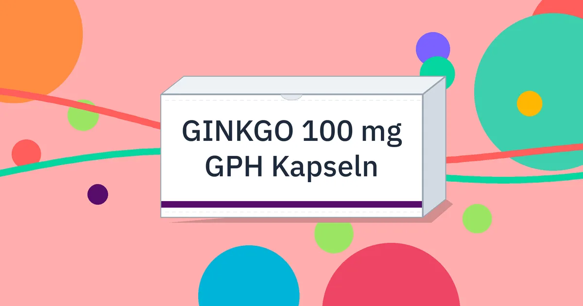 Symbolbild: Packung mit der Aufschrift GINKGO 100 mg GPH Kapseln (PZN 04156957) – Verfügbarkeit und Bezug in Apotheken in Frankfurt am Main