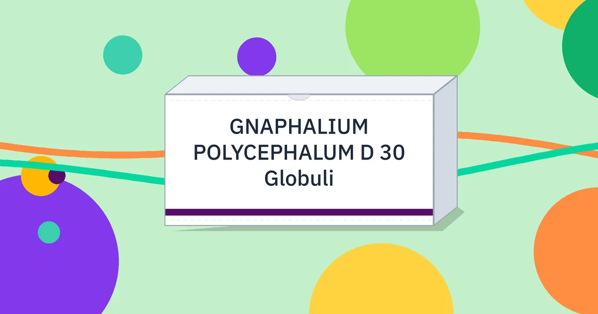 Symbolbild: Packung mit der Aufschrift GNAPHALIUM POLYCEPHALUM D 30 Globuli (PZN 07595692) – Verfügbarkeit und Bezug in Apotheken in Frankfurt am Main