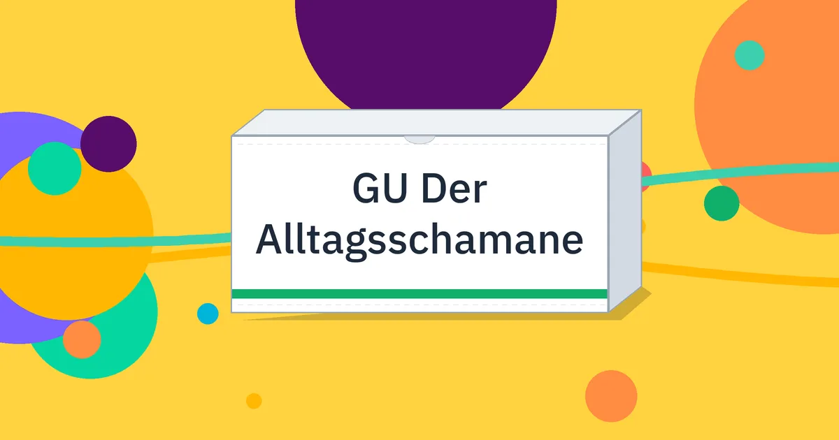 Symbolbild: Packung mit der Aufschrift GU Der Alltagsschamane (PZN 11288731) – Verfügbarkeit und Bezug in Apotheken in Frankfurt am Main