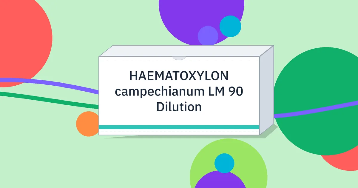 Symbolbild: Packung mit der Aufschrift HAEMATOXYLON campechianum LM 90 Dilution (PZN 13549590) – Verfügbarkeit und Bezug in Apotheken in Frankfurt am Main