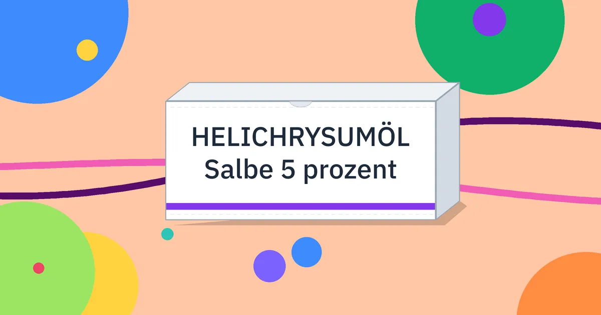 Symbolbild: Packung mit der Aufschrift HELICHRYSUMÖL Salbe 5 prozent (PZN 18900684) – Verfügbarkeit und Bezug in Apotheken in Frankfurt am Main