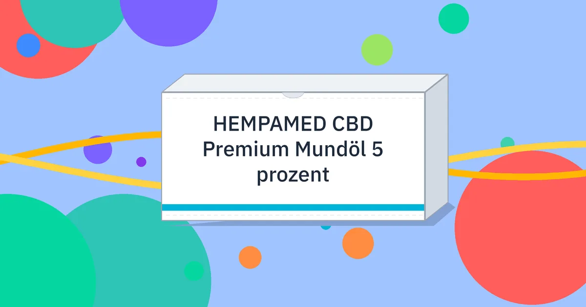 Symbolbild: Packung mit der Aufschrift HEMPAMED CBD Premium Mundöl 5 prozent (PZN 18071064) – Verfügbarkeit und Bezug in Apotheken in Frankfurt am Main
