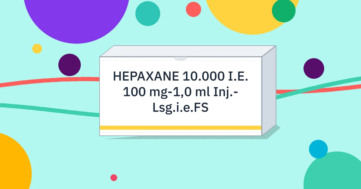 Symbolbild: Packung mit der Aufschrift HEPAXANE 10.000 I.E. 100 mg-1,0 ml Inj.-Lsg.i.e.FS (PZN 14446231) – Verfügbarkeit und Bezug in Apotheken in Frankfurt am Main