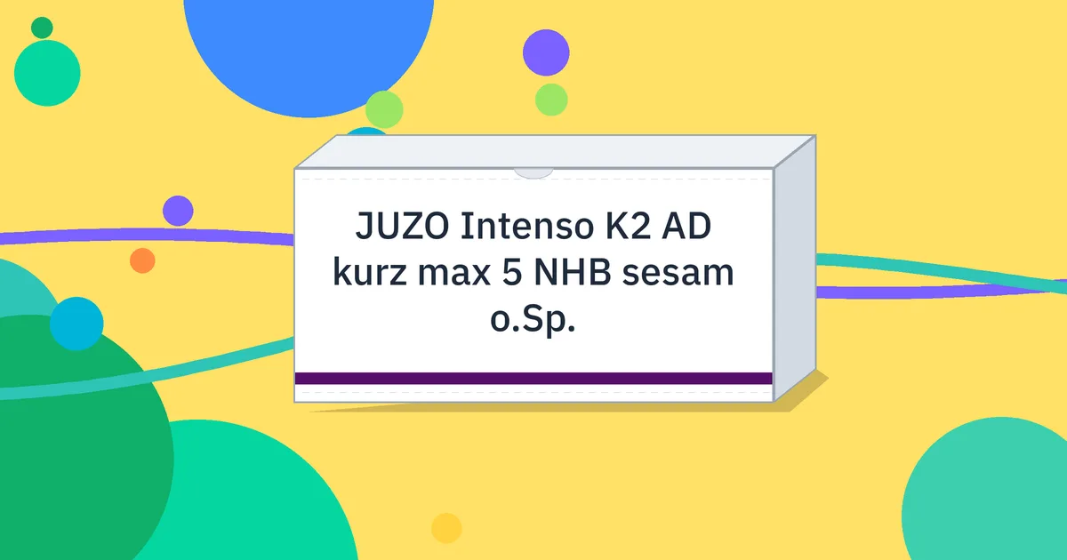 Symbolbild: Packung mit der Aufschrift JUZO Intenso K2 AD kurz max 5 NHB sesam o.Sp. (PZN 18622699) – Verfügbarkeit und Bezug in Apotheken in Frankfurt am Main