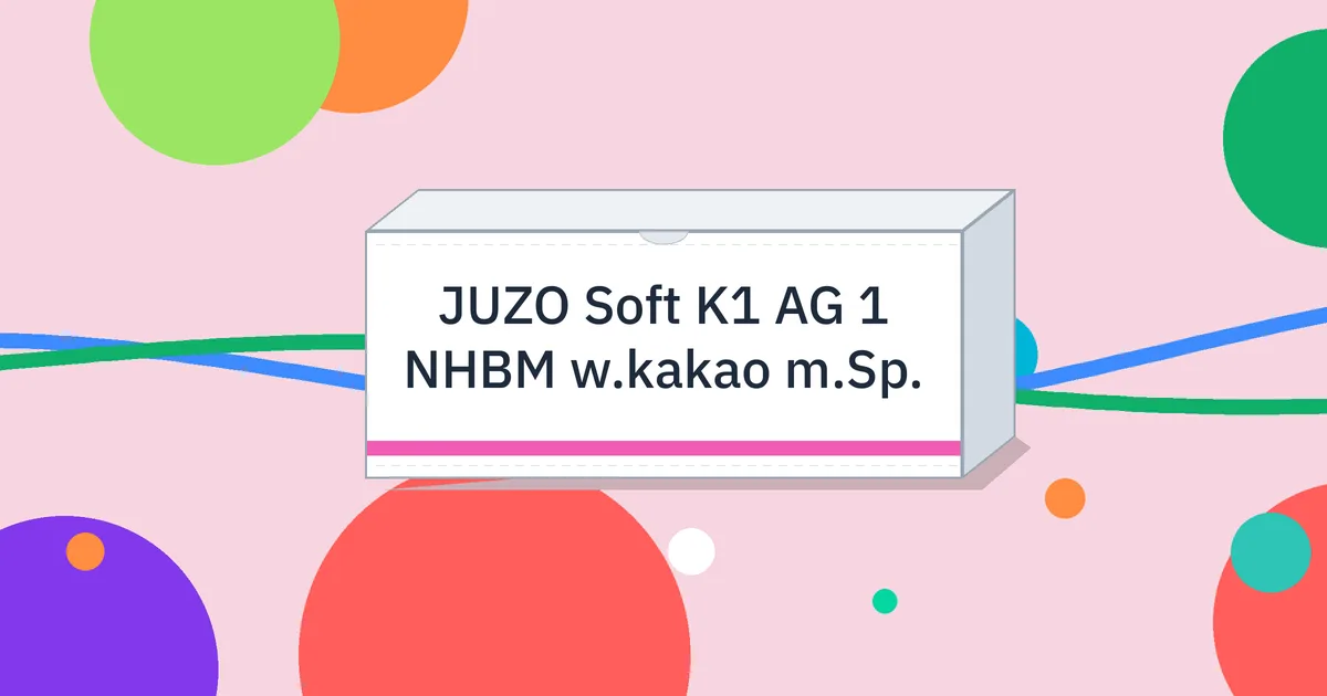 Symbolbild: Packung mit der Aufschrift JUZO Soft K1 AG 1 NHBM w.kakao m.Sp. (PZN 15015071) – Verfügbarkeit und Bezug in Apotheken in Frankfurt am Main