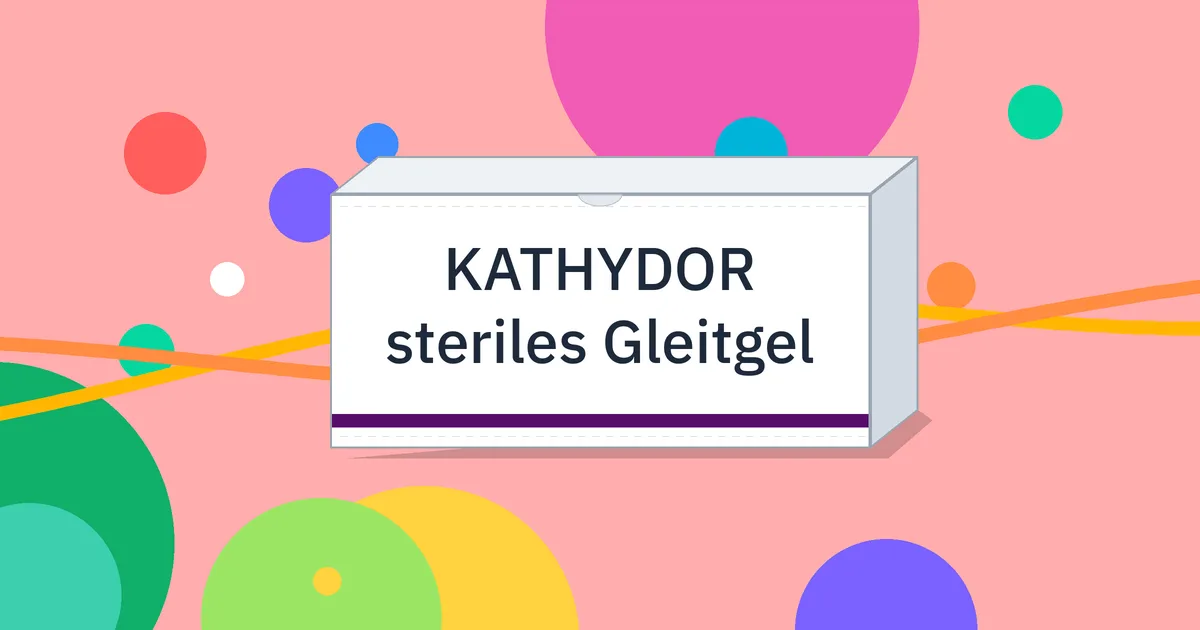 Symbolbild: Packung mit der Aufschrift KATHYDOR steriles Gleitgel (PZN 14268344) – Verfügbarkeit und Bezug in Apotheken in Frankfurt am Main