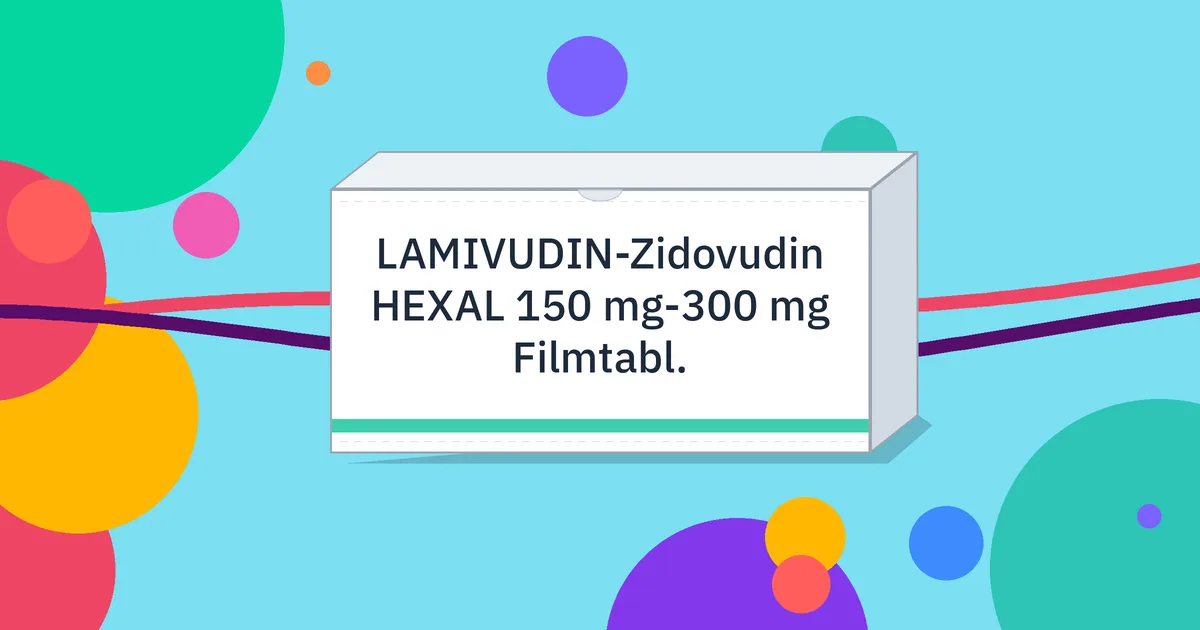 Symbolbild: Packung mit der Aufschrift LAMIVUDIN-Zidovudin HEXAL 150 mg-300 mg Filmtabl. (PZN 02336566) – Verfügbarkeit und Bezug in Apotheken in Frankfurt am Main
