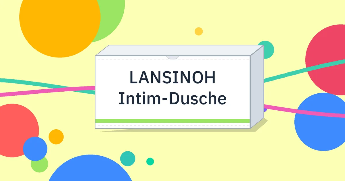 Symbolbild: Packung mit der Aufschrift LANSINOH Intim-Dusche (PZN 17507571) – Verfügbarkeit und Bezug in Apotheken in Frankfurt am Main