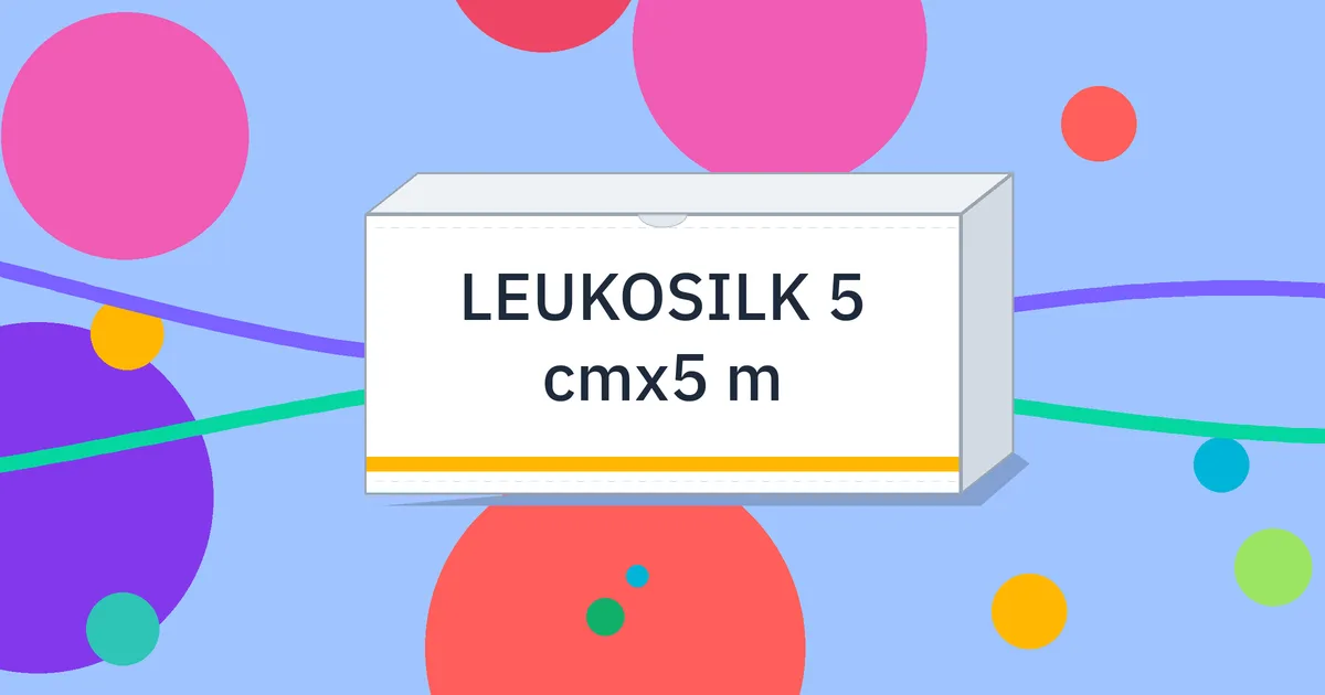 Symbolbild: Packung mit der Aufschrift LEUKOSILK 5 cmx5 m (PZN 18231125) – Verfügbarkeit und Bezug in Apotheken in Frankfurt am Main