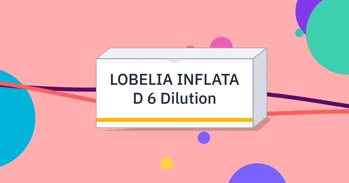 Symbolbild: Packung mit der Aufschrift LOBELIA INFLATA D 6 Dilution (PZN 04224877) – Verfügbarkeit und Bezug in Apotheken in Frankfurt am Main