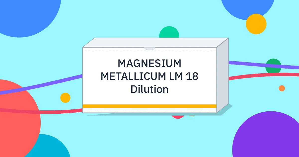 Symbolbild: Packung mit der Aufschrift MAGNESIUM METALLICUM LM 18 Dilution (PZN 12938467) – Verfügbarkeit und Bezug in Apotheken in Frankfurt am Main