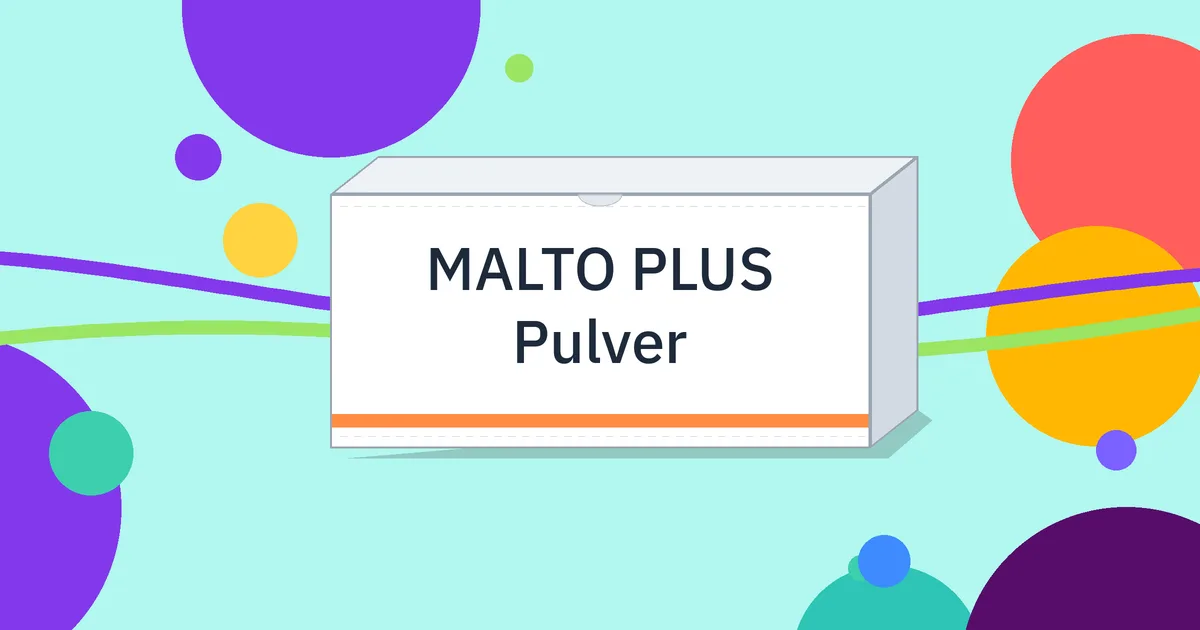 Symbolbild: Packung mit der Aufschrift MALTO PLUS Pulver (PZN 10179218) – Verfügbarkeit und Bezug in Apotheken in Frankfurt am Main