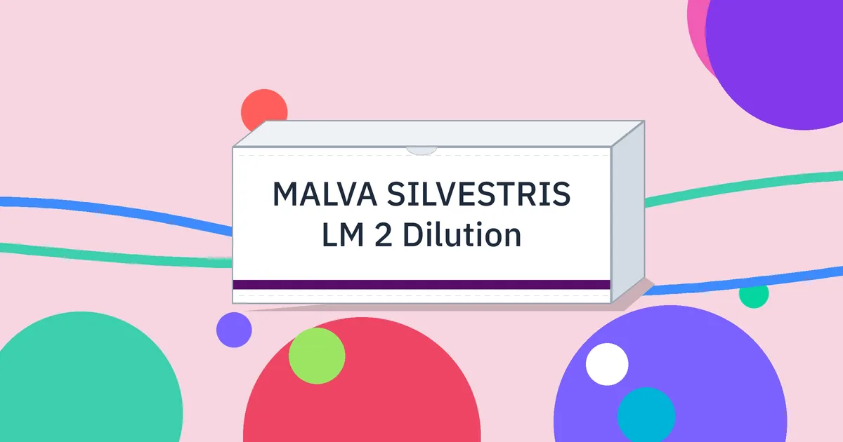 Symbolbild: Packung mit der Aufschrift MALVA SILVESTRIS LM 2 Dilution (PZN 13539769) – Verfügbarkeit und Bezug in Apotheken in Frankfurt am Main