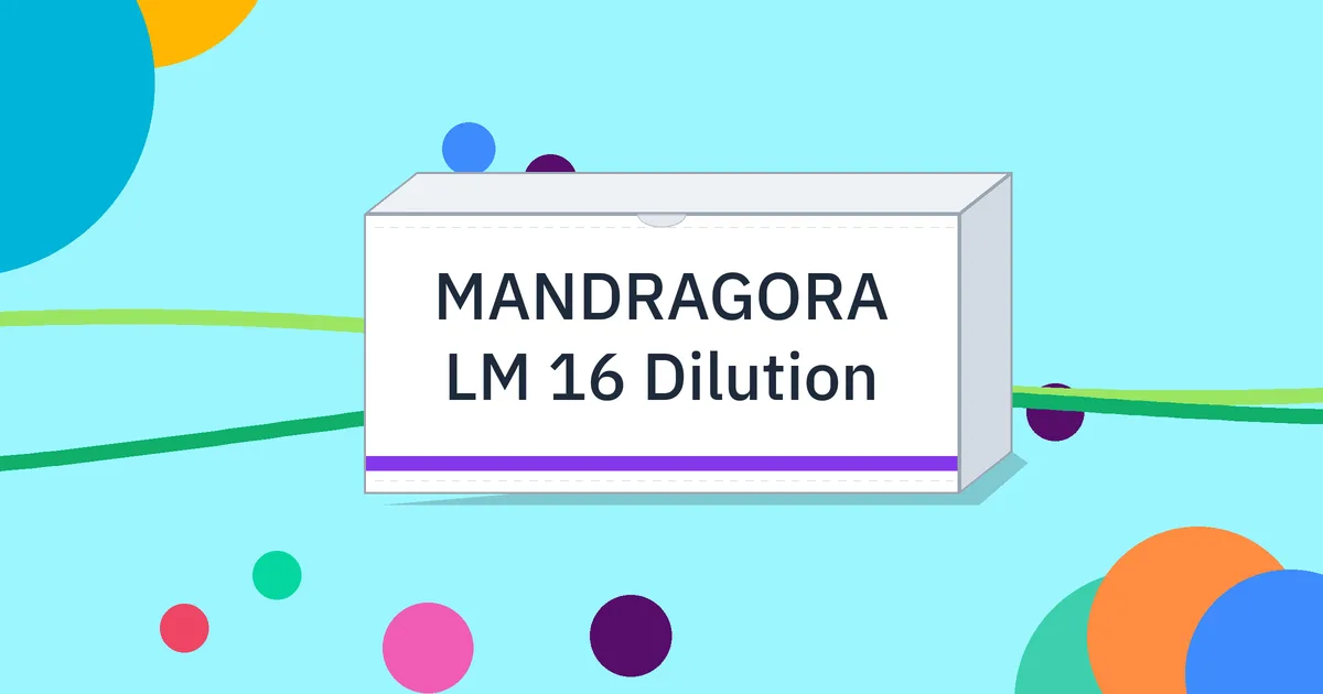 Symbolbild: Packung mit der Aufschrift MANDRAGORA LM 16 Dilution (PZN 12941920) – Verfügbarkeit und Bezug in Apotheken in Frankfurt am Main