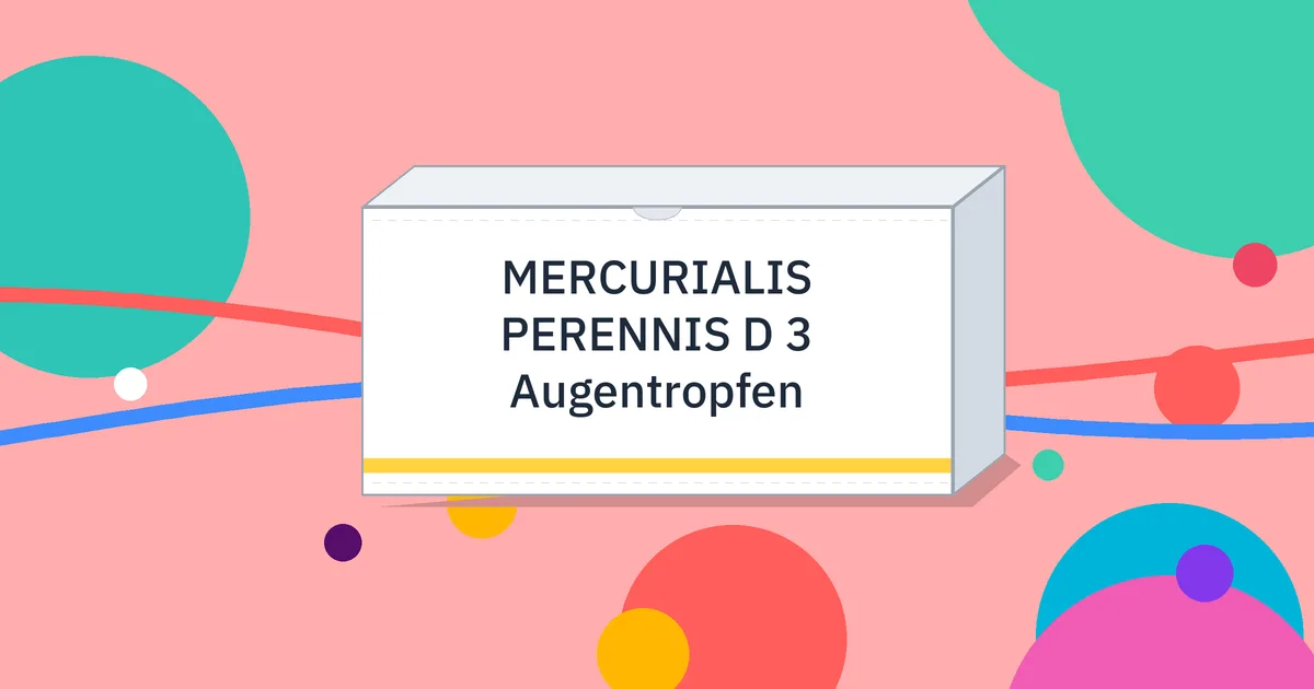 Symbolbild: Packung mit der Aufschrift MERCURIALIS PERENNIS D 3 Augentropfen (PZN 02839735) – Verfügbarkeit und Bezug in Apotheken in Frankfurt am Main