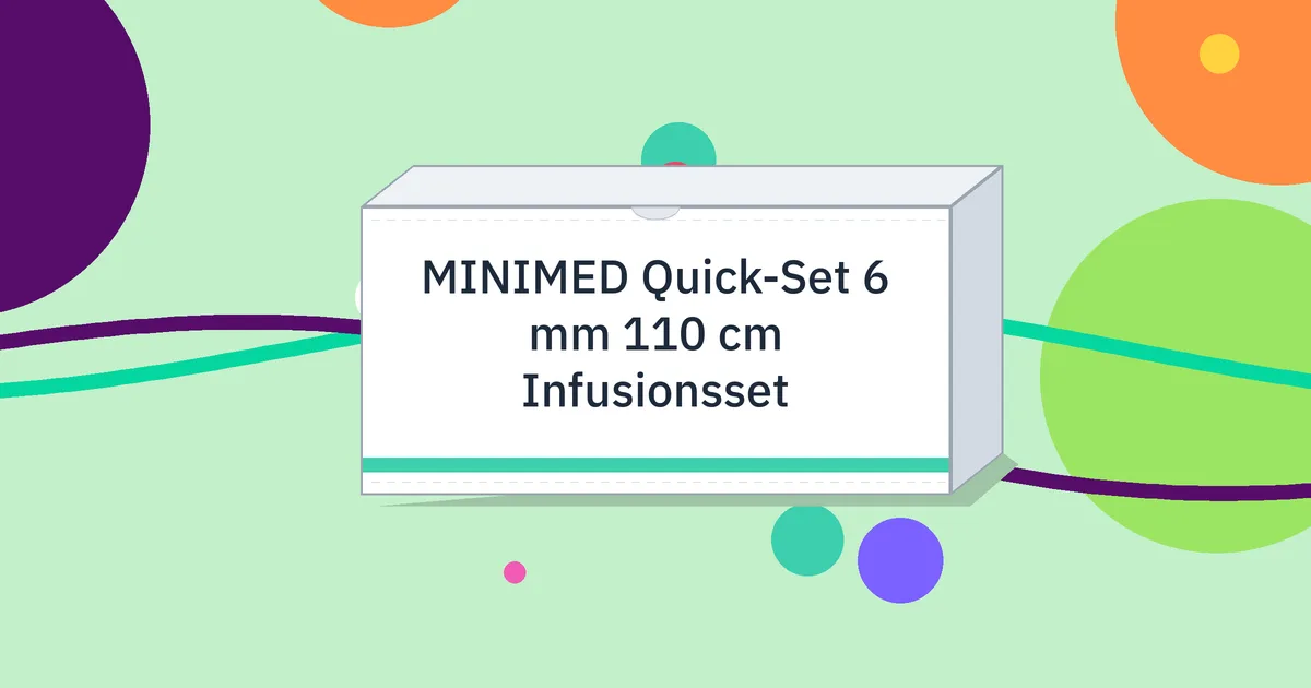 Symbolbild: Packung mit der Aufschrift MINIMED Quick-Set 6 mm 110 cm Infusionsset (PZN 16333146) – Verfügbarkeit und Bezug in Apotheken in Frankfurt am Main