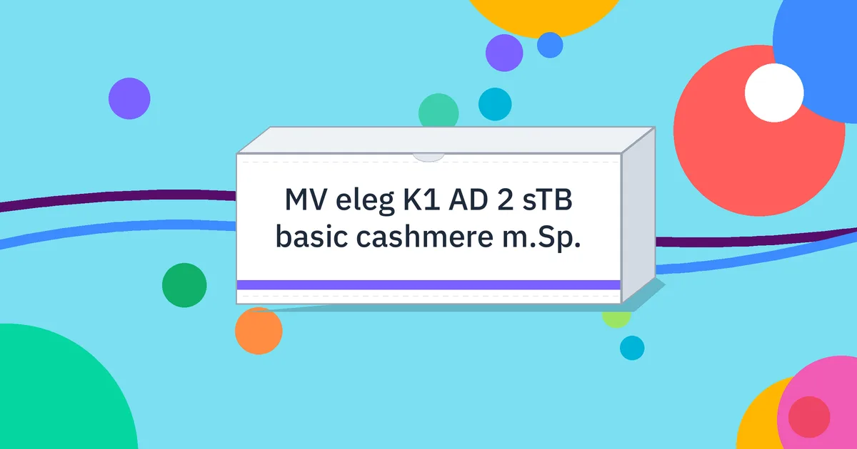Symbolbild: Packung mit der Aufschrift MV eleg K1 AD 2 sTB basic cashmere m.Sp. (PZN 14652054) – Verfügbarkeit und Bezug in Apotheken in Frankfurt am Main