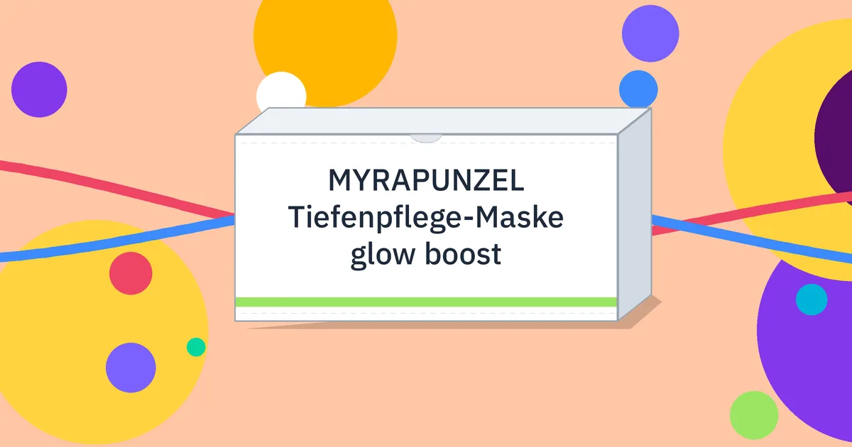 Symbolbild: Packung mit der Aufschrift MYRAPUNZEL Tiefenpflege-Maske glow boost (PZN 17855987) – Verfügbarkeit und Bezug in Apotheken in Frankfurt am Main