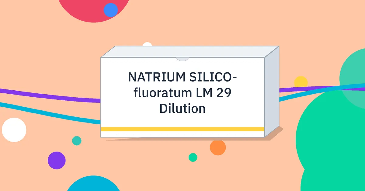 Symbolbild: Packung mit der Aufschrift NATRIUM SILICO-fluoratum LM 29 Dilution (PZN 13617475) – Verfügbarkeit und Bezug in Apotheken in Frankfurt am Main