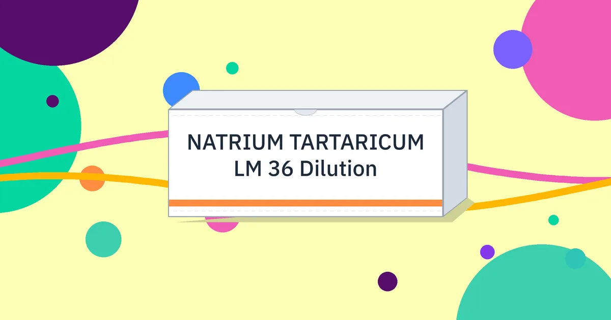 Symbolbild: Packung mit der Aufschrift NATRIUM TARTARICUM LM 36 Dilution (PZN 12967931) – Verfügbarkeit und Bezug in Apotheken in Frankfurt am Main
