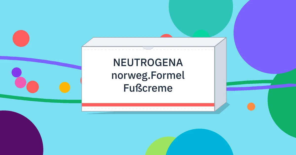 Symbolbild: Packung mit der Aufschrift NEUTROGENA norweg.Formel Fußcreme (PZN 01567016) – Verfügbarkeit und Bezug in Apotheken in Frankfurt am Main