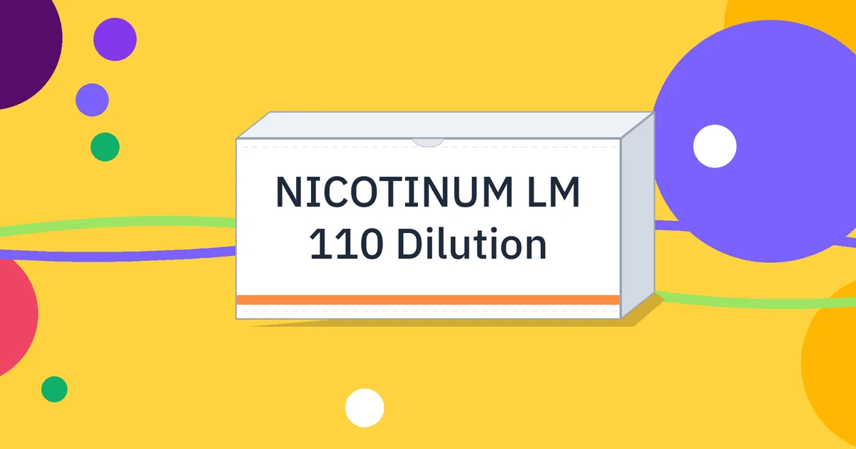 Symbolbild: Packung mit der Aufschrift NICOTINUM LM 110 Dilution (PZN 12969373) – Verfügbarkeit und Bezug in Apotheken in Frankfurt am Main
