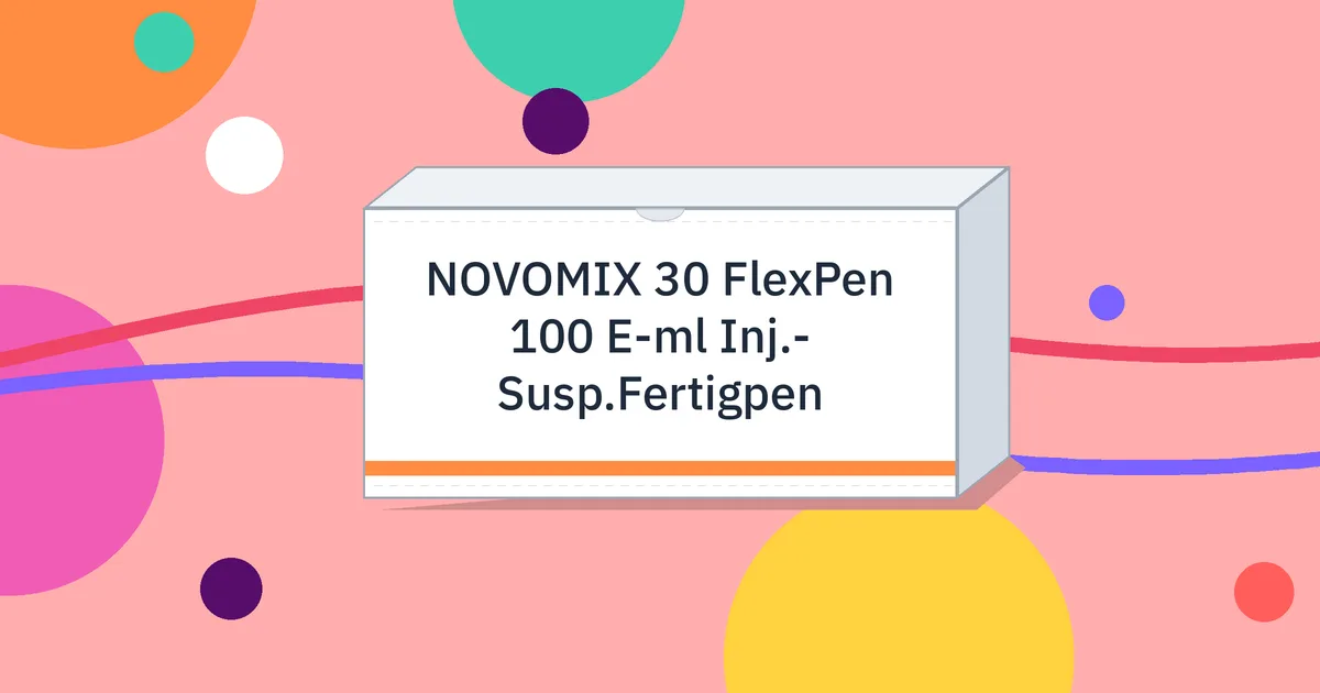 Symbolbild: Packung mit der Aufschrift NOVOMIX 30 FlexPen 100 E-ml Inj.-Susp.Fertigpen (PZN 20290365) – Verfügbarkeit und Bezug in Apotheken in Frankfurt am Main