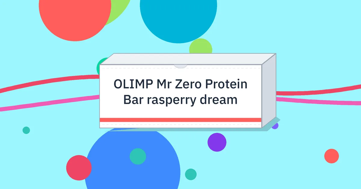Symbolbild: Packung mit der Aufschrift OLIMP Mr Zero Protein Bar rasperry dream (PZN 19139539) – Verfügbarkeit und Bezug in Apotheken in Frankfurt am Main