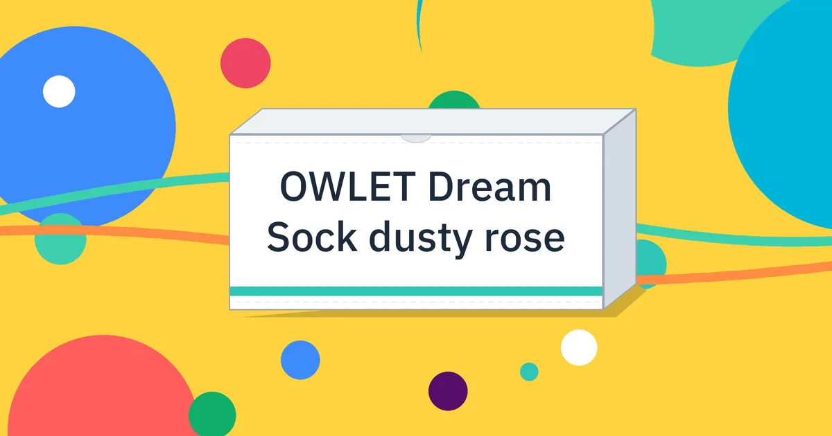 Symbolbild: Packung mit der Aufschrift OWLET Dream Sock dusty rose (PZN 19373991) – Verfügbarkeit und Bezug in Apotheken in Frankfurt am Main