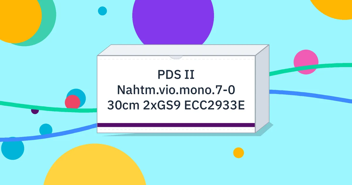 Symbolbild: Packung mit der Aufschrift PDS II Nahtm.vio.mono.7-0 30cm 2xGS9 ECC2933E (PZN 20854939) – Verfügbarkeit und Bezug in Apotheken in Frankfurt am Main