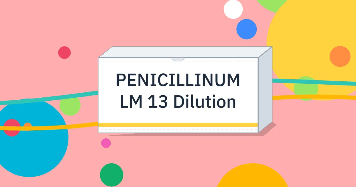 Symbolbild: Packung mit der Aufschrift PENICILLINUM LM 13 Dilution (PZN 12977243) – Verfügbarkeit und Bezug in Apotheken in Frankfurt am Main