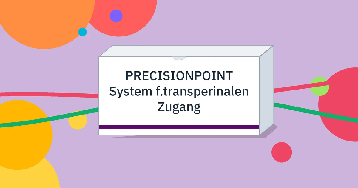 Symbolbild: Packung mit der Aufschrift PRECISIONPOINT System f.transperinalen Zugang (PZN 16045476) – Verfügbarkeit und Bezug in Apotheken in Frankfurt am Main